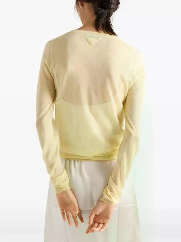 Prada Long-sleeve Sweater - Yellow