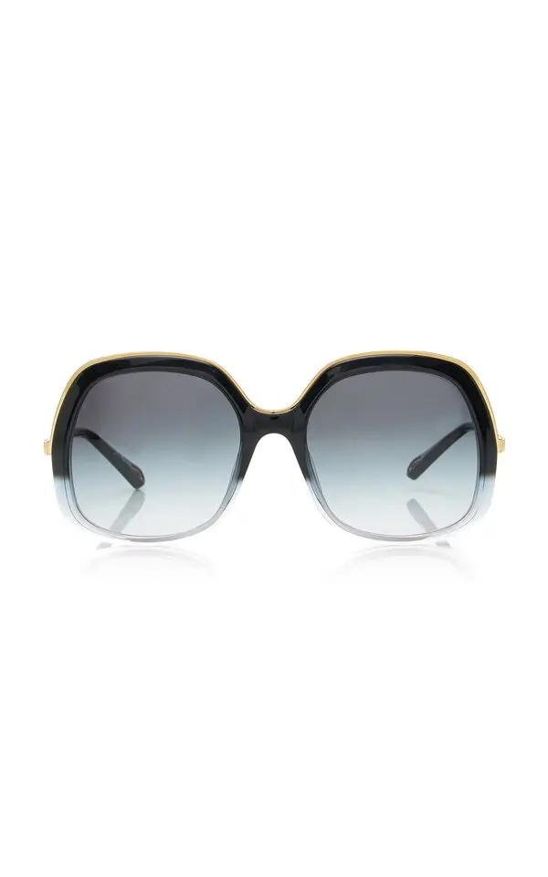 Chloé Leia Square-frame Sunglasses - Blue