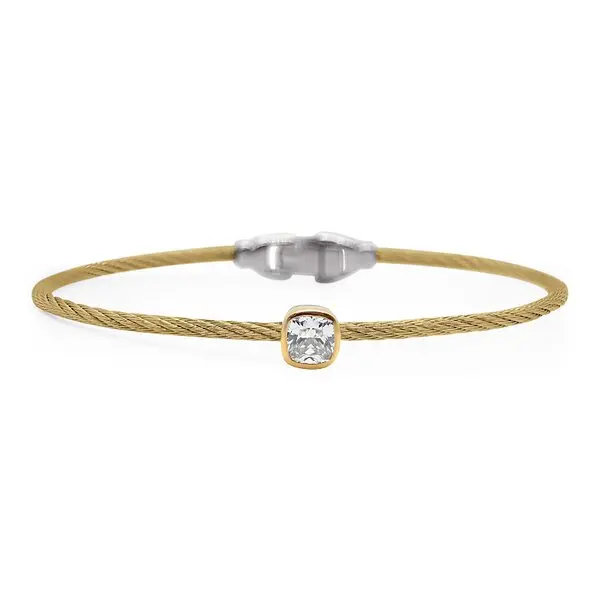 Alor Day Diamonds 0.50 Tcw Lab Grown Diamonds Cushion Bracelet - Gold Cable