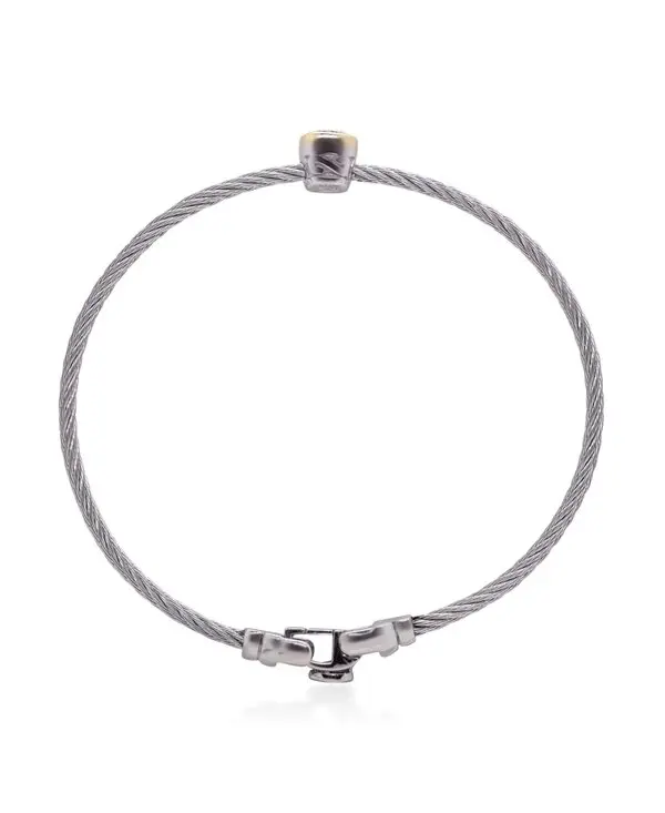 Alor Day Diamonds 0.50 Tcw Lab Grown Diamonds Cushion Bracelet - Silver Cable