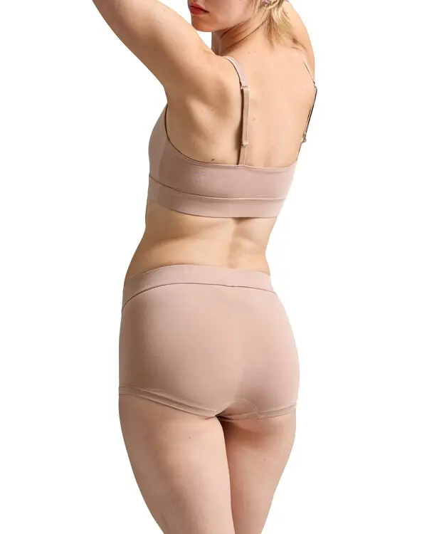 WOXER Silky Modal Luxe Bold Boyshorts - Chai