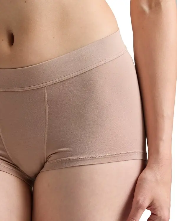 WOXER Silky Modal Luxe Bold Boyshorts - Chai