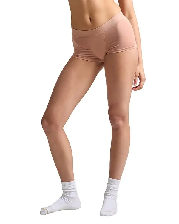 WOXER Silky Modal Luxe Bold Boyshorts - Mocha