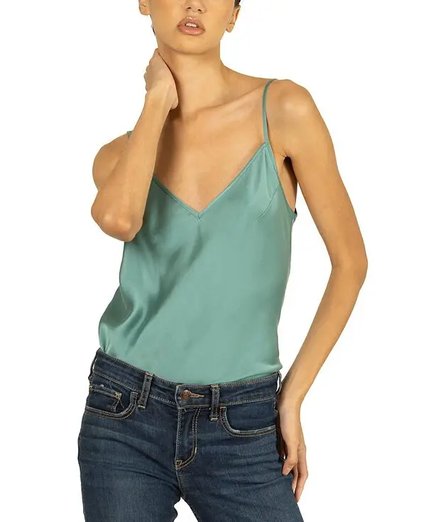 SECRET PON-PON Adina Cami Top - Cyan Green