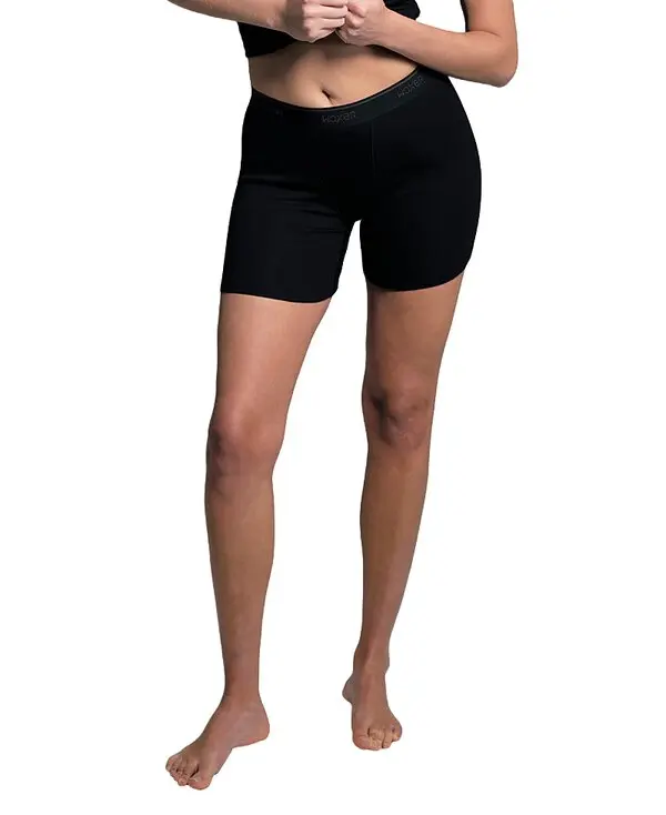 WOXER Baller Pima Cotton Rib Boxer Briefs - Black