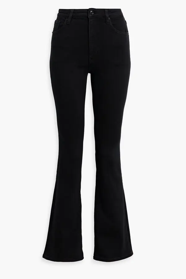 FRAME The Reboot High-rise Bootcut Jeans - Black