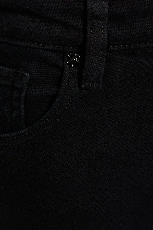FRAME The Reboot High-rise Bootcut Jeans - Black
