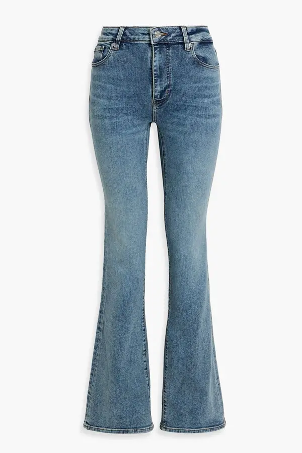 FRAME The Reboot High-rise Bootcut Jeans - Mid Denim