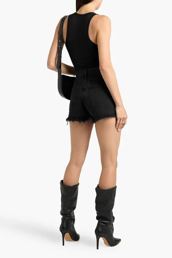 FRAME Ribbed Stretch-modal Tank