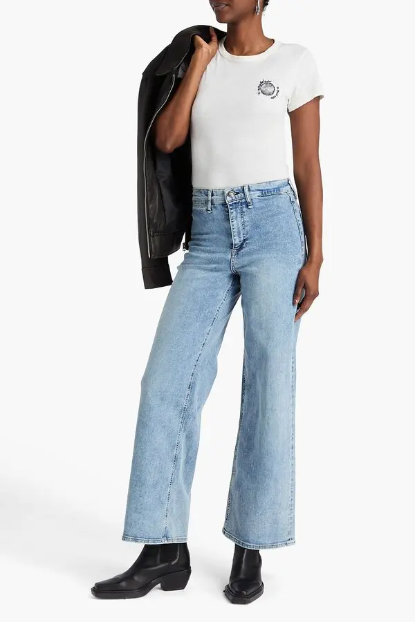 Rag & Bone Hadley High-rise Wide-leg Jeans