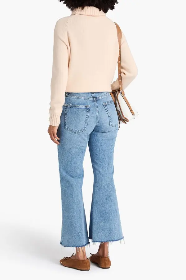 FRAME The Pixie Lax High-rise Flared Jeans
