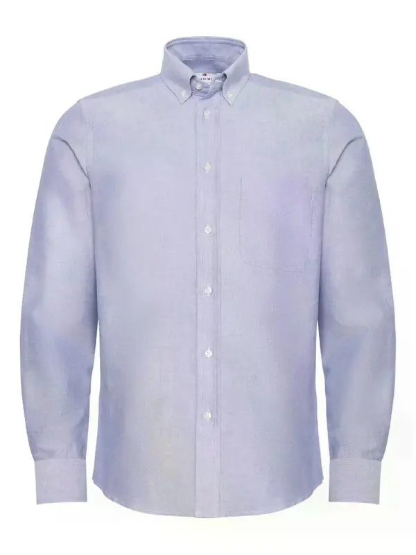 LOJA DAS MEIAS Button-fastening Pocket Shirt - Blue