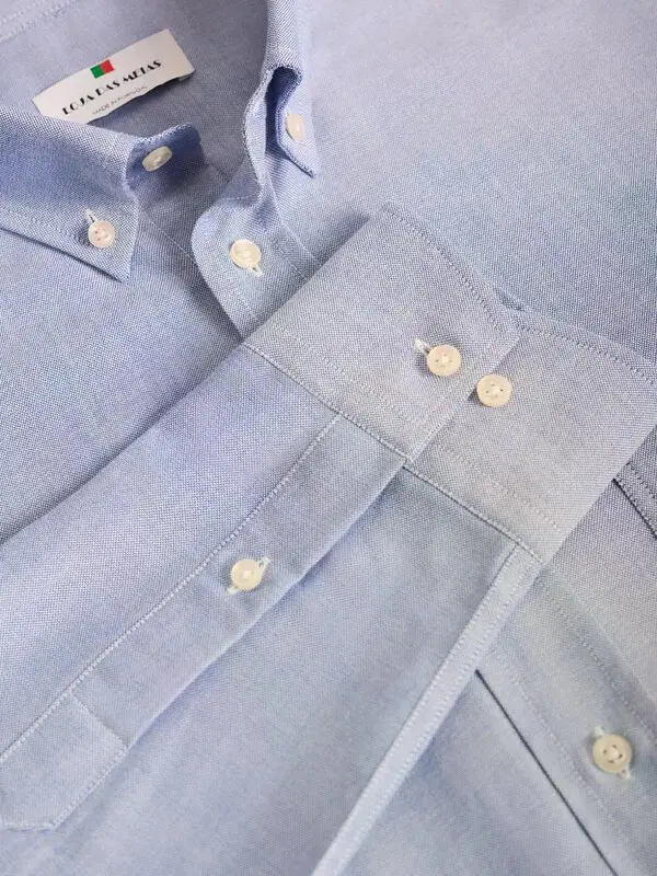 LOJA DAS MEIAS Button-fastening Pocket Shirt - Blue
