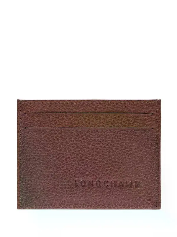 Longchamp Le Foulonné Card Holder - Brown