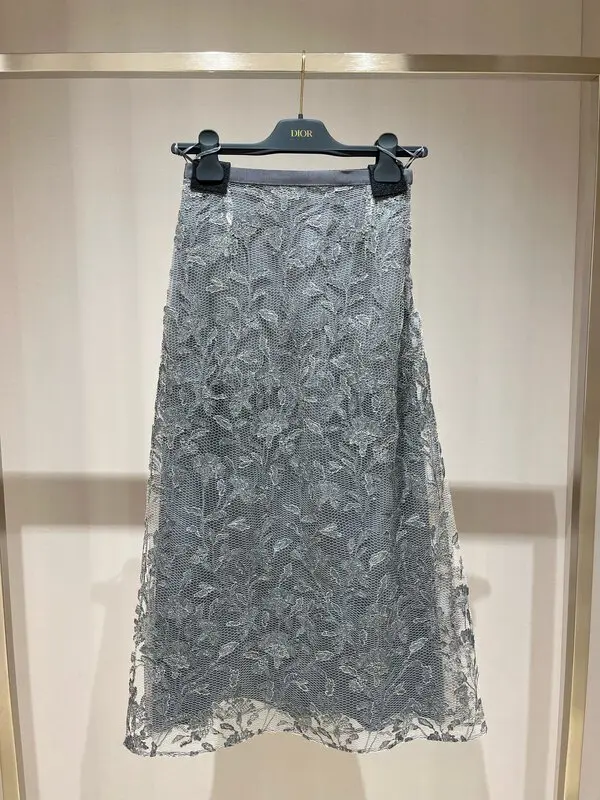 Dior Lace Knee-length Skirt
