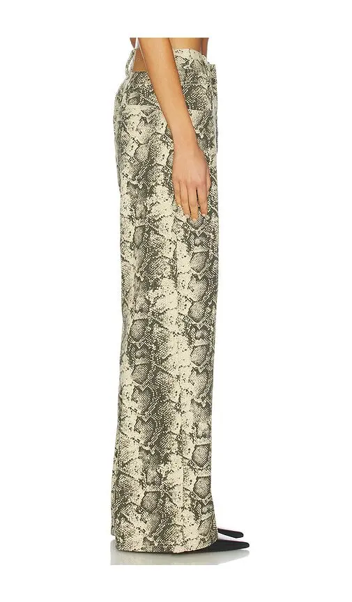 NAKEDVICE The Maxwell Wide Leg Jean In Beige