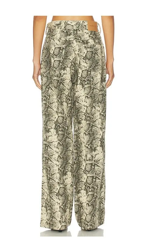 NAKEDVICE The Maxwell Wide Leg Jean In Beige