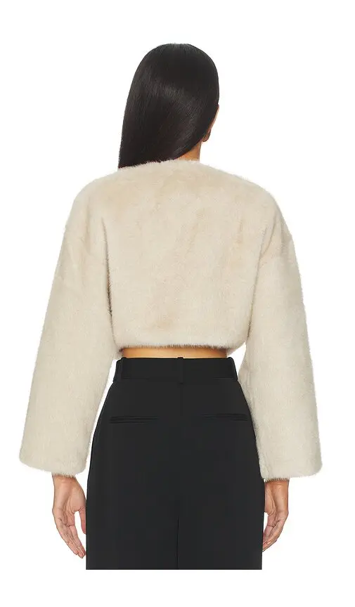 LAMARQUE Rowdie Faux Fur Jacket - Angora