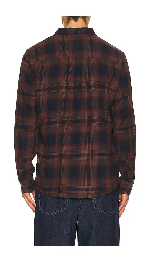 burgundy plaid dress shirt Tahoe Flannel Shirt main image 0