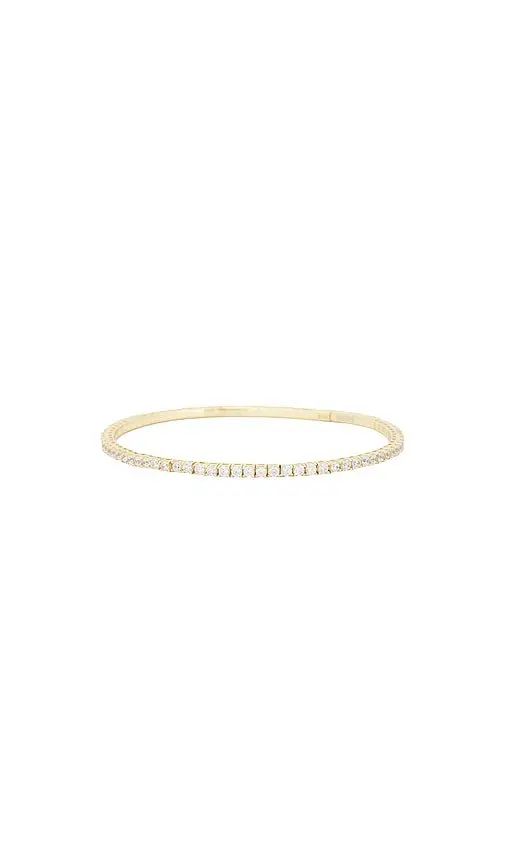Shashi Bianca Flexi Bangle Bracelet - Gold
