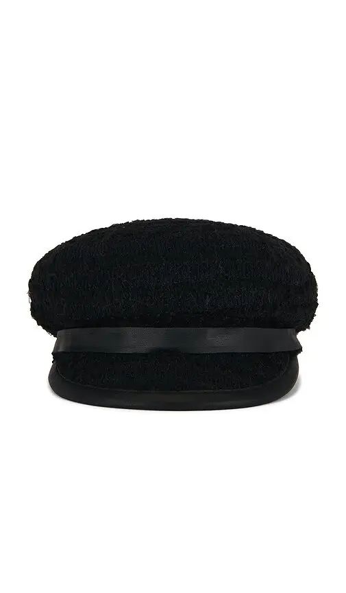 MISBHV Gavroche Tweed Cap - Black