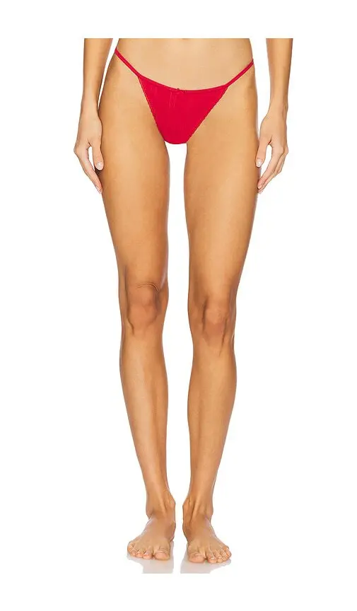 COU COU The Tanga Thong In Red - Cherry Red