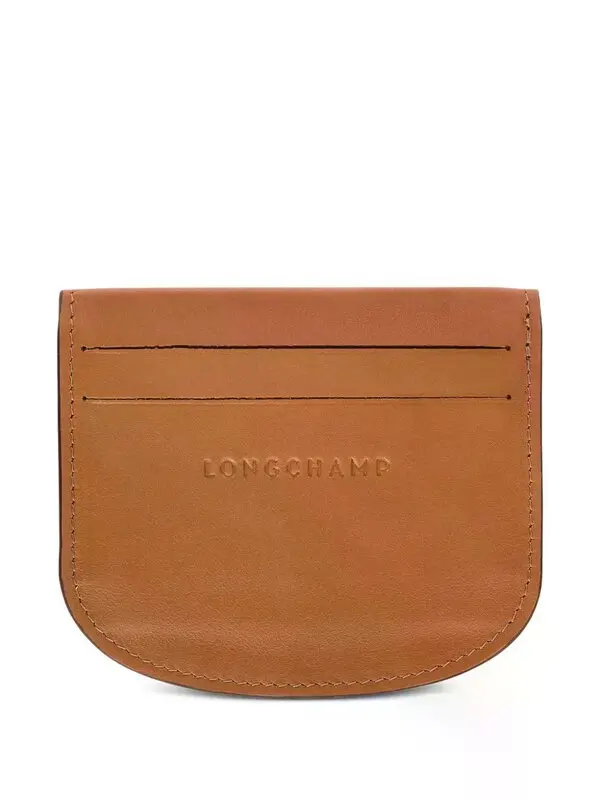 Longchamp Le Pliage Xtra Leather Card Holder - Brown