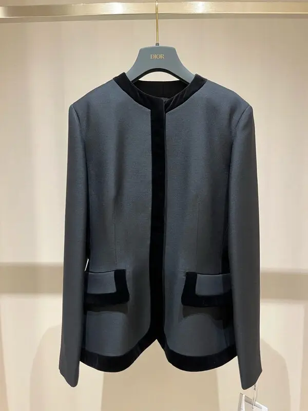 Dior Collarless Jacket