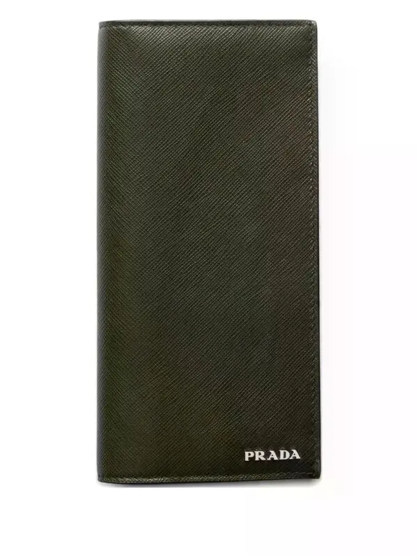 Prada Leather Wallet - Green