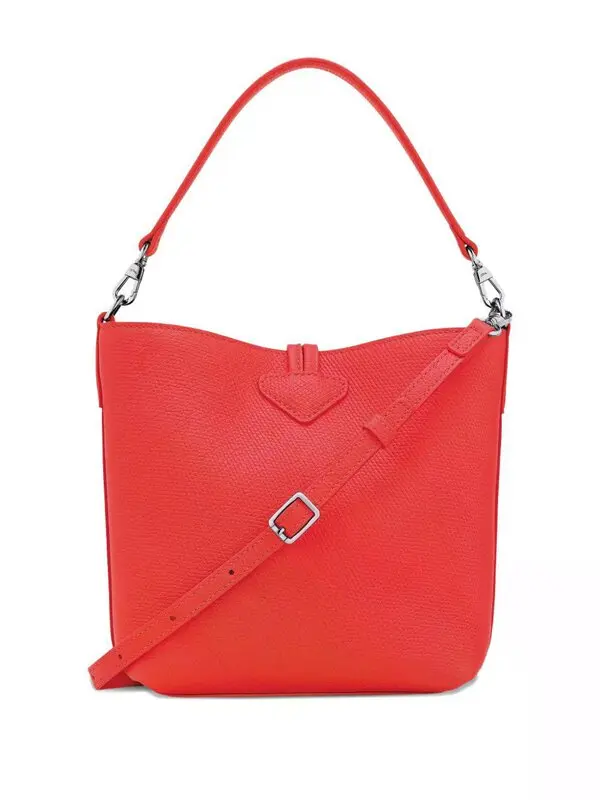 Longchamp Mini Le Roseau Bucket Bag - Red