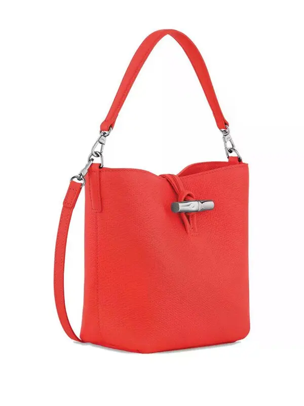 Longchamp Mini Le Roseau Bucket Bag - Red