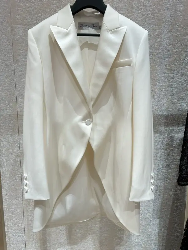 Dior Silk And Wool Blazer - White