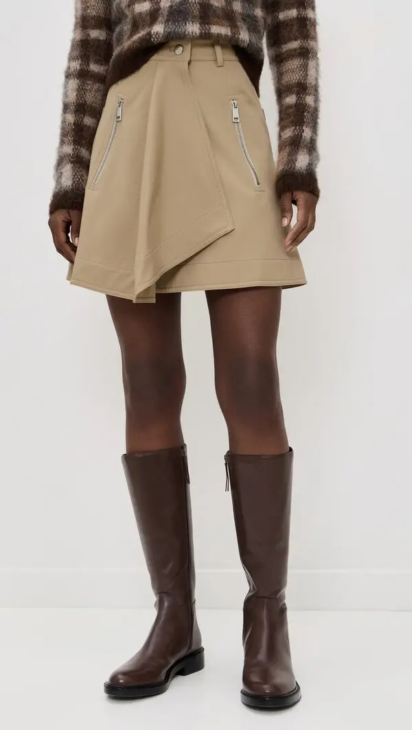 Nanushka Inge Skirt - Beige