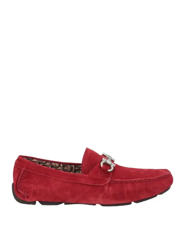 FERRAGAMO Parigi Eco Loafers - Red