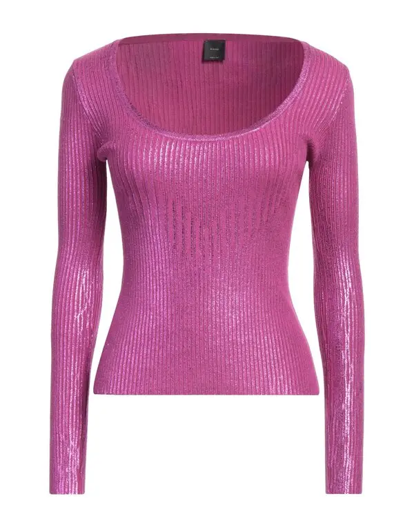 Pinko Long Sleeve Solid Knit Sweater