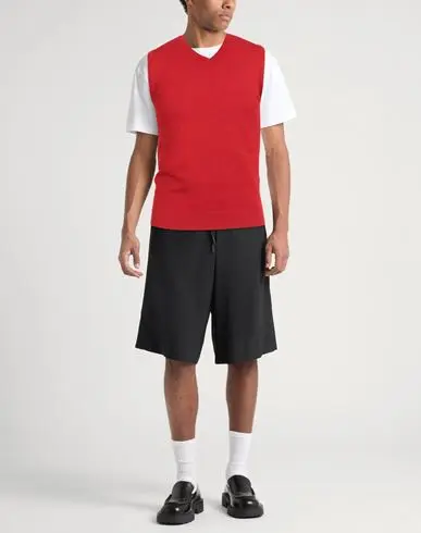 Alpha Studio Viscose-blend Knit Vest - Red