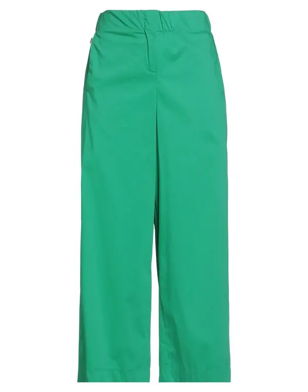 JIJIL Wide Leg Poplin Pants - Green
