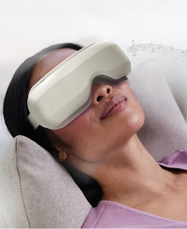 SHARPER IMAGE Eye Massager Cordless Heated Eye Mask