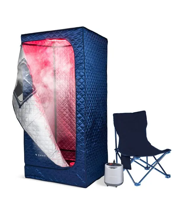 SHARPER IMAGE Steam Sauna And Red Light Therapy Portable Spa