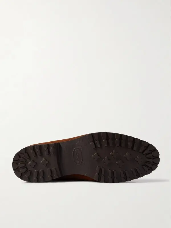 MAJORDOME M08 Suede Penny Loafers
