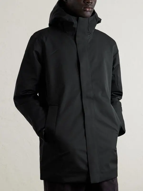 Nn07 Blake 8240 Padded Recycled-twill Parka - Black