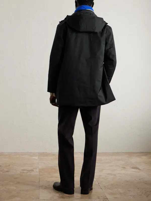 Nn07 Blake 8240 Padded Recycled-twill Parka - Black