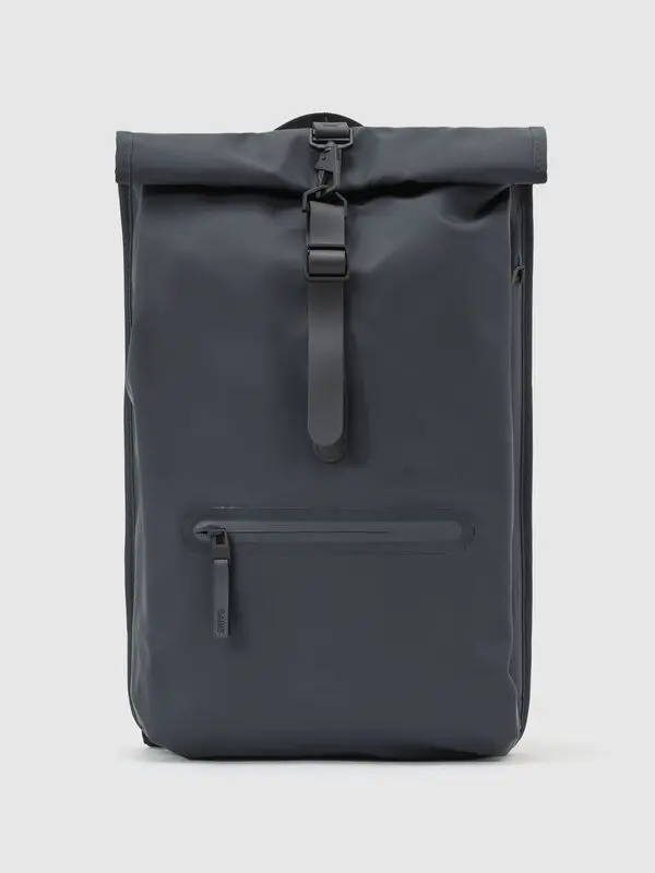 Rains Roll-top Rucksack - Navy