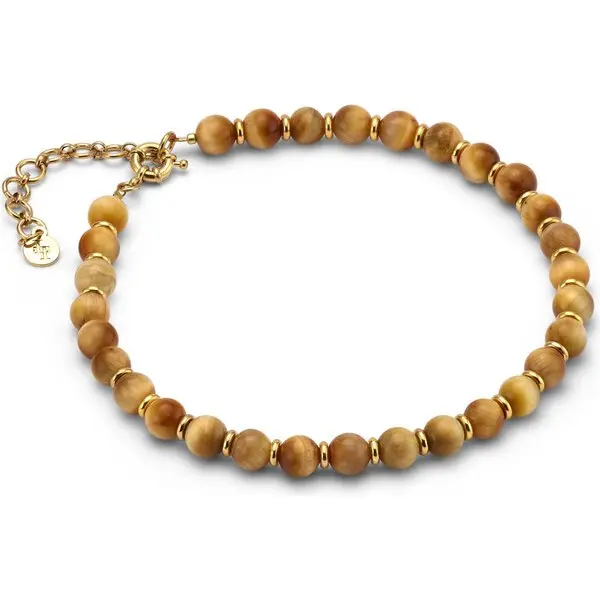 LELET NY Lena Tiger's Eye Necklace - Topaz