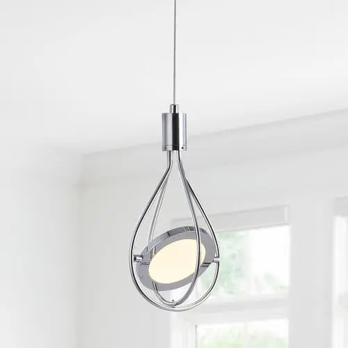 JONATHAN Y Orion Adjustable Modern Integrated 1-light Cluster Led Metal Pendant