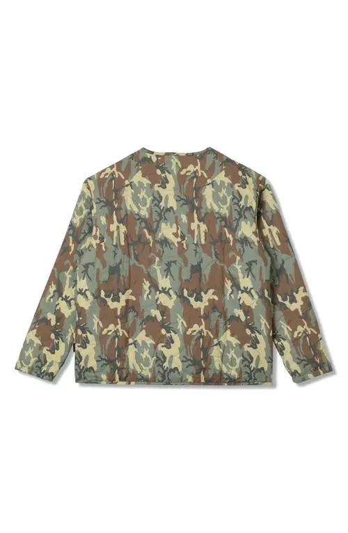 STAN RAY Reversible Quilted Liner Jacket - Woodland Dpm