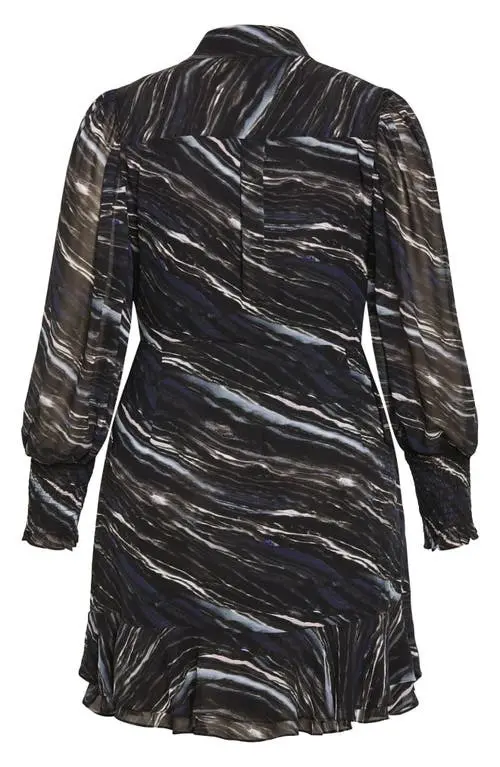 City Chic Jianna Tie Waist Shirt Dress