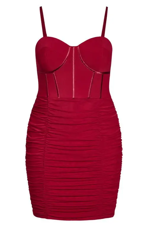 City Chic Lexi Bustier Mini Dress