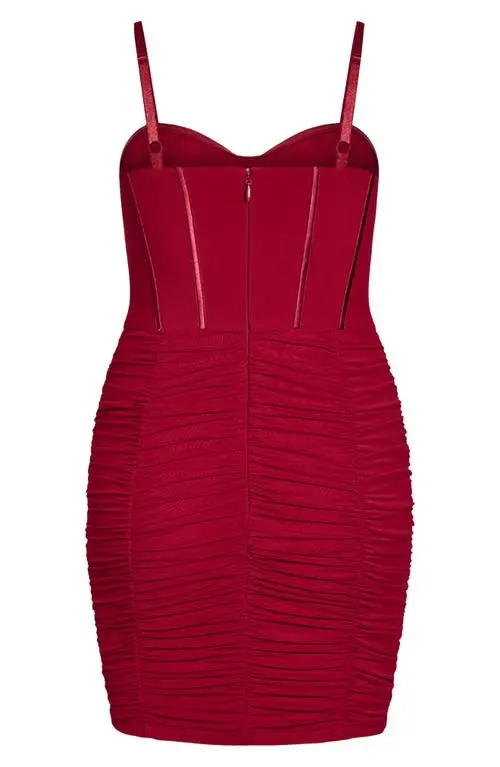 City Chic Lexi Bustier Mini Dress