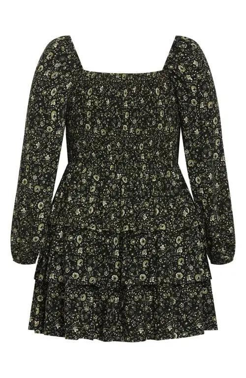 City Chic Piper Floral Minidress
